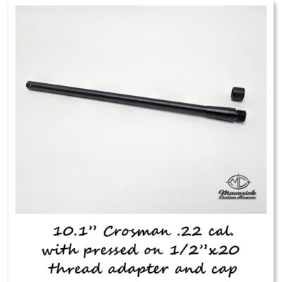 Slide on 1/2 x 20 UNF threaded adapter for the Crosman barrels ...