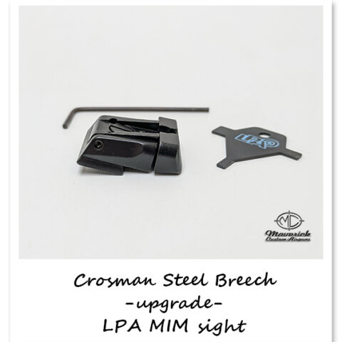 LPA Mim Rear Sight for the Crosman Steel Breech - Maverick Custom ...