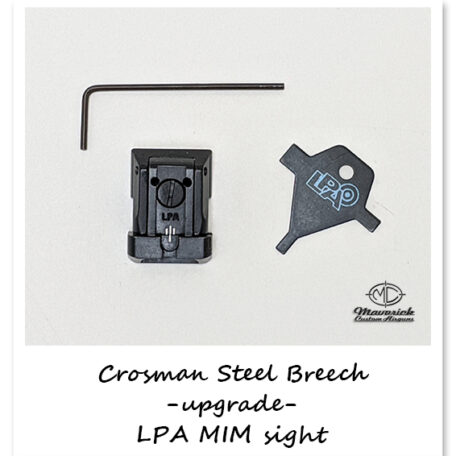 LPA Mim Rear Sight for the Crosman Steel Breech - Maverick Custom ...