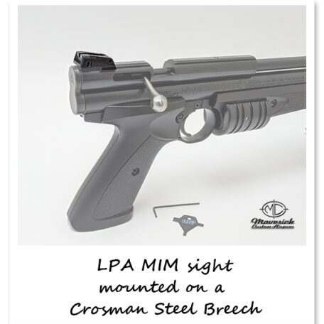 LPA Mim Rear Sight for the Crosman Steel Breech - Maverick Custom ...